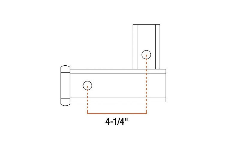 Ford Bronco / Bronco Sport Vertical Receiver Adapter by Curt - 45013