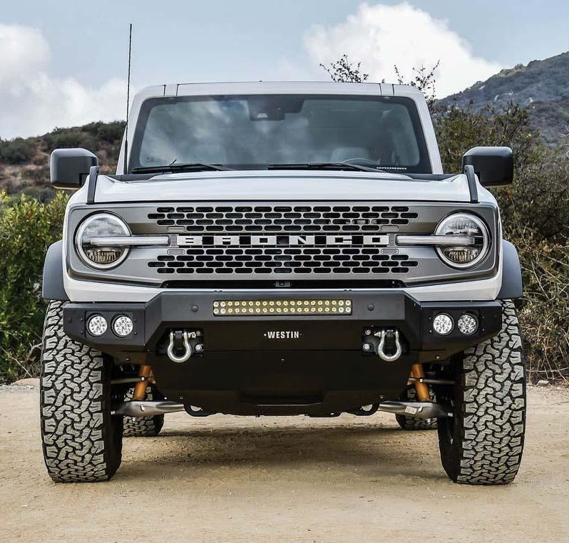 Ford Bronco Pro-Mod Front Bumper Textured Black by Westin Automotive ...