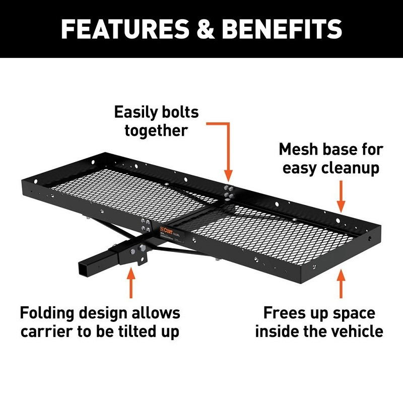 Ford Bronco / Bronco Sport 60" X 20" Black Steel Tray Cargo Carrier by ...