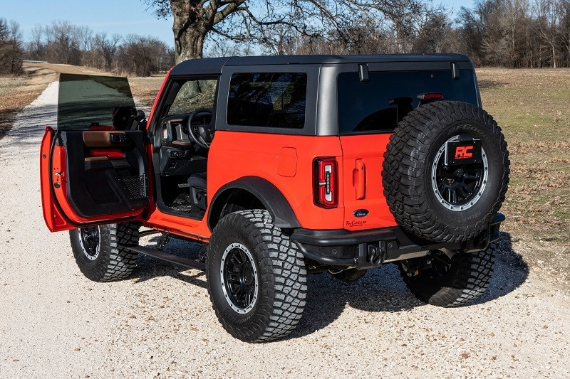 Ford Bronco 2 Door Lighted Power Running Boards by Rough Country - PSR51230