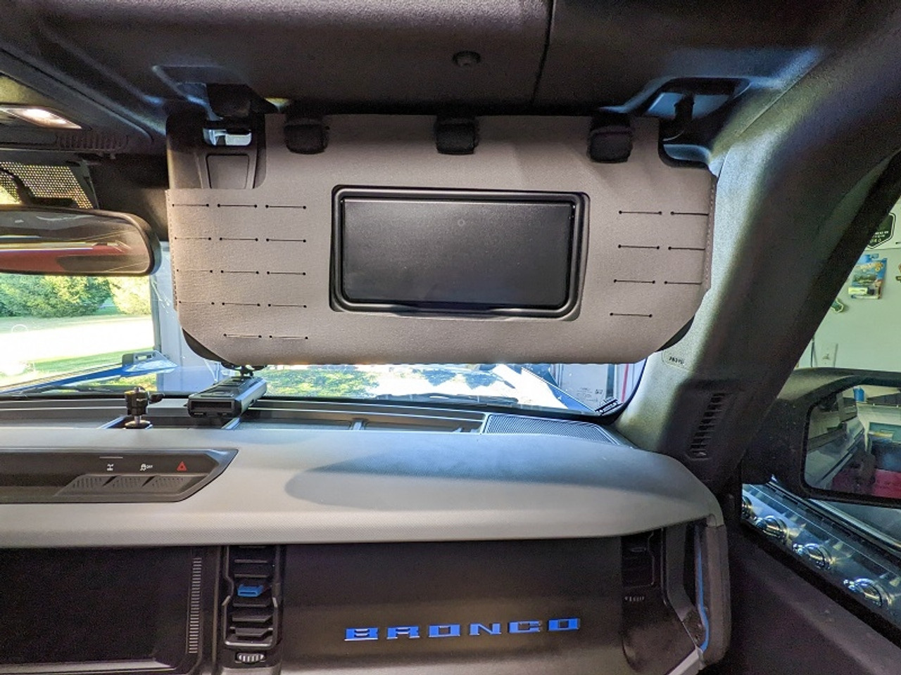 Ford Bronco Molle Visor by Invictus Offroad - FB0001BM-XX