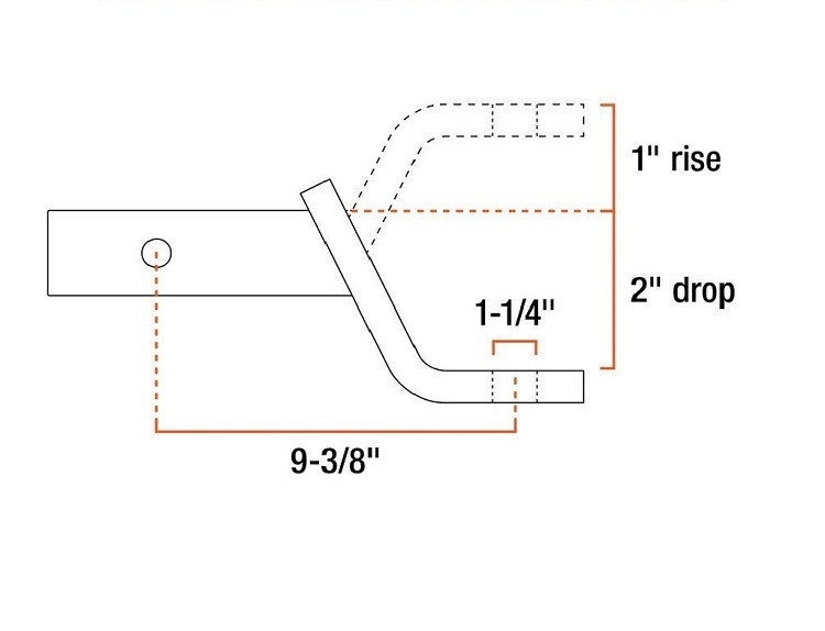 Ford Bronco / Bronco Sport Class 4 Ball Mount with 2" Drop by Curt - 45310
