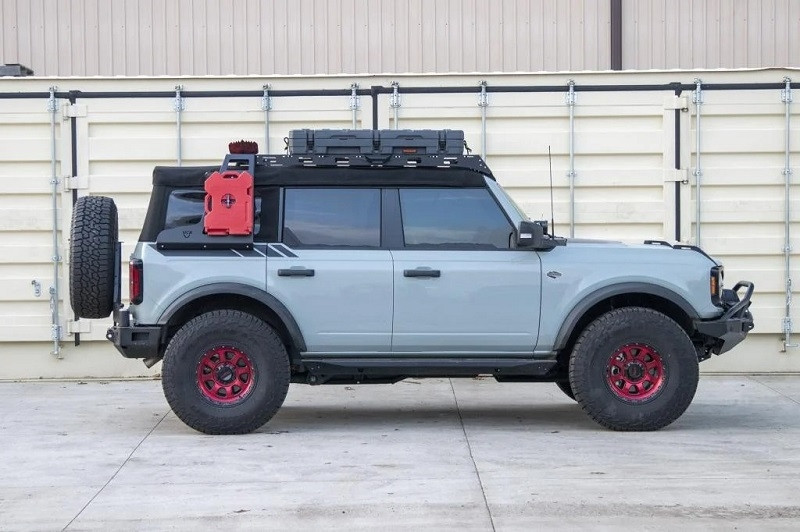 Ford Bronco 4 Door Soft Top Roof Rack by JCR Offroad - BR6RK-ST-F-4D-XX