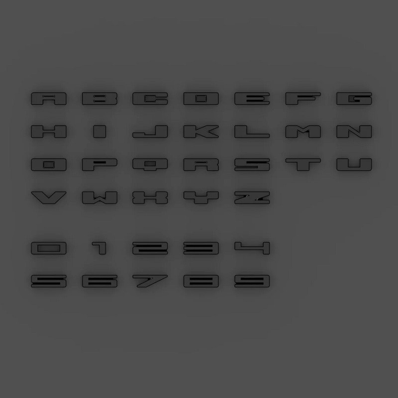 Ford Bronco / Bronco Sport Universal Illuminated LED Letter Badges ...
