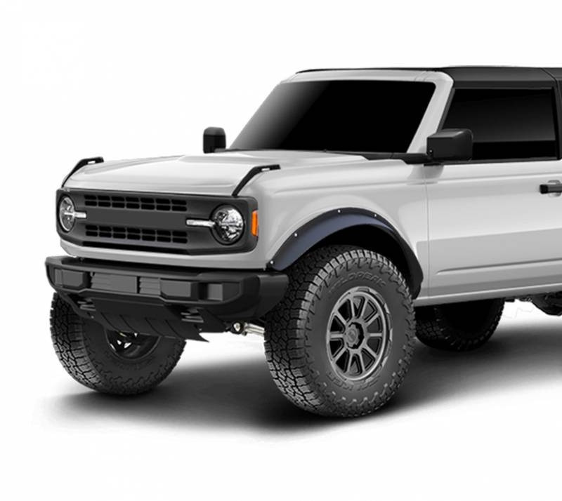 Ford Bronco N | Front Fender Flares | Sheet Metal Plate | Black by ...
