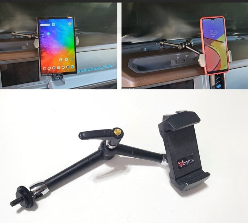Ford Bronco 10" dashboard Phone Mount by Vortex - VSPLEXIXL004