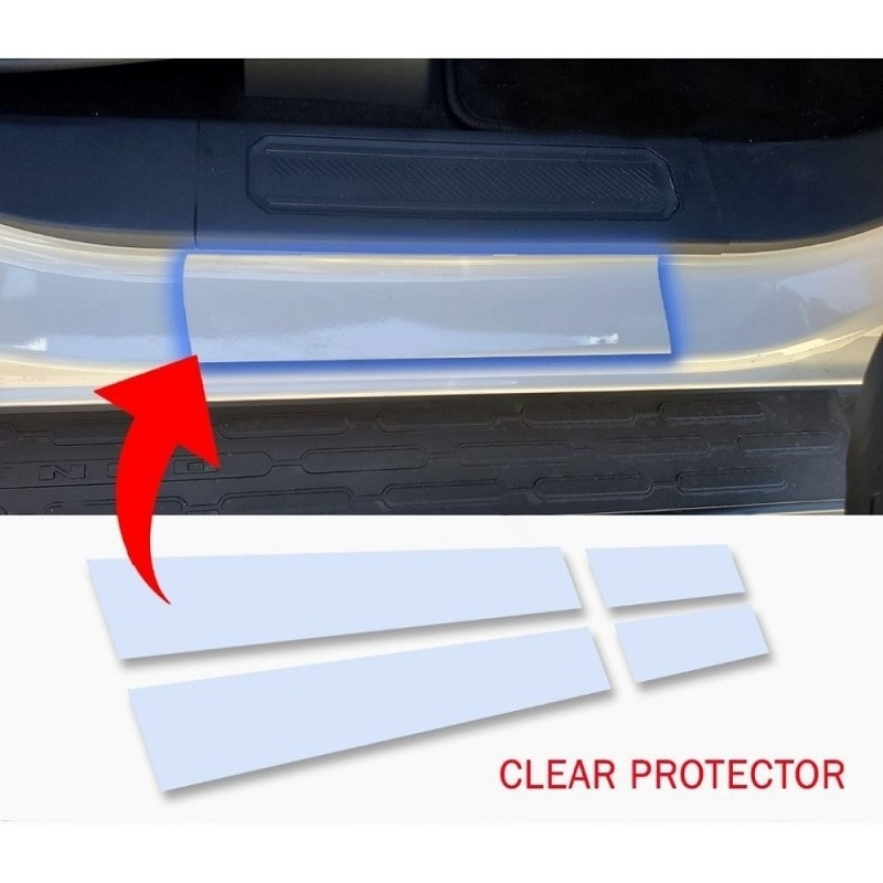 Ford Bronco Door Sill Protector, Door Sill Scuff Plate Cover PPF ...