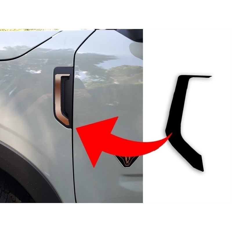 Ford Bronco Sport Fender vent Accent Vinyl Overlay - V2 by Vortex - VS753