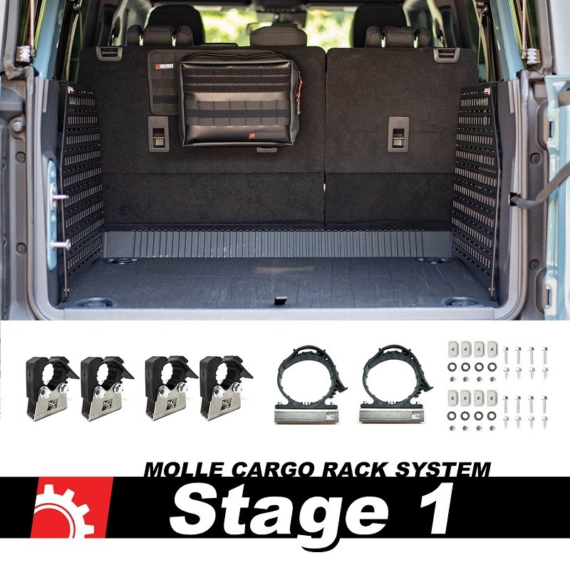 Ford Bronco Molle Compatible Cargo Panel - Stage 1 Kit by BuiltRight ...