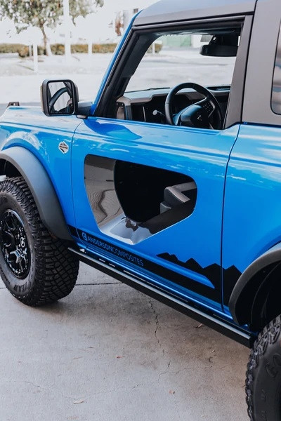 Upgrade Your Ford Bronco: RPG Off-Road's Carbon Fiber Halo Doors