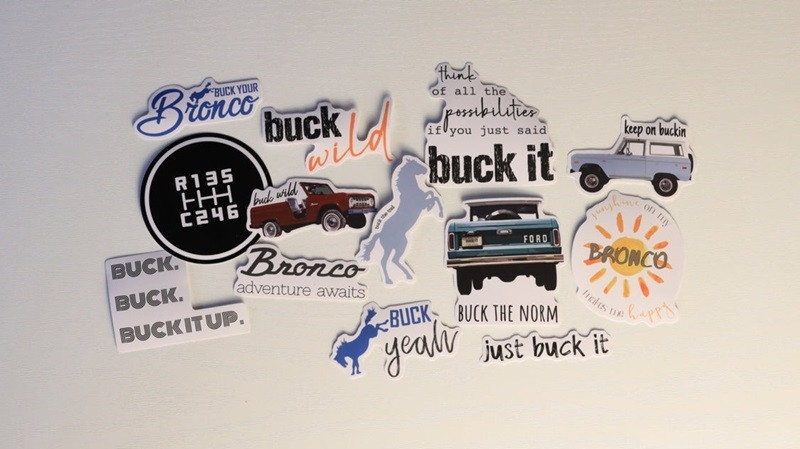 Upgrade Your Bronco Style with Buck Your Bronco Stickers