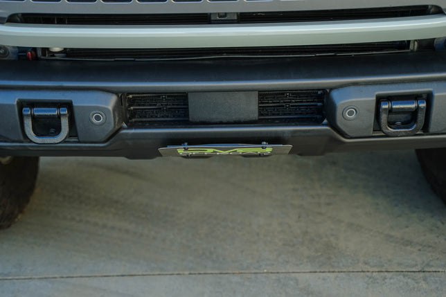Ford Bronco Capable Bumper Slanted Front License Plate Mount by DV8 ...