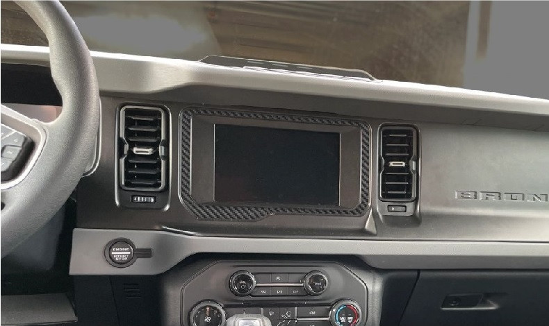 Ford Bronco Display Screen Accent Trim by Tufskinz - BRO033-DCF-XX