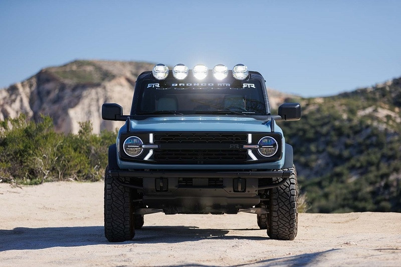 Ford Bronco Grille with Signature LED Lighting by RTR Vehicles - 14011. ...