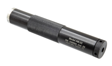 INLAND MFG AM22 .22 CAL SUPPRESSOR BLACK 1/2X28 THREAD ALUMINUM CORE ...