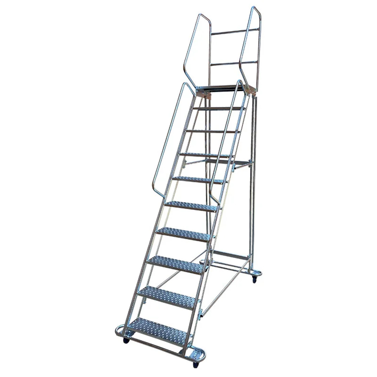 Mobile step ladder store