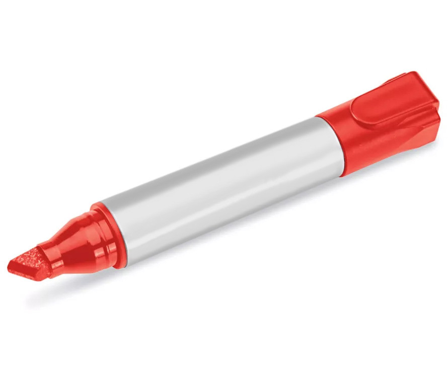 Wide Tip Red Permanent Marker