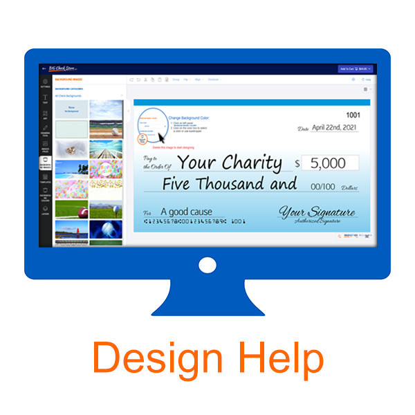 Design Help for Big Check