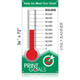 Fundraising Thermometer Big 3'x6' Vinyl Banner