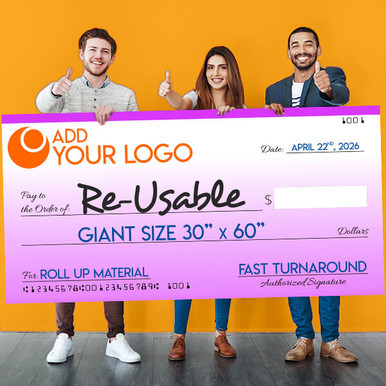Dry Erase Rollable Giant Presentation Check 30x60