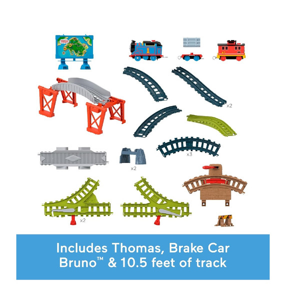 Thomas & Friends Talking Thomas & Brake Car Bruno Playset