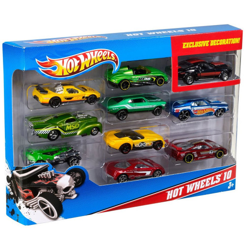 Hot Wheels Car Pack of 10