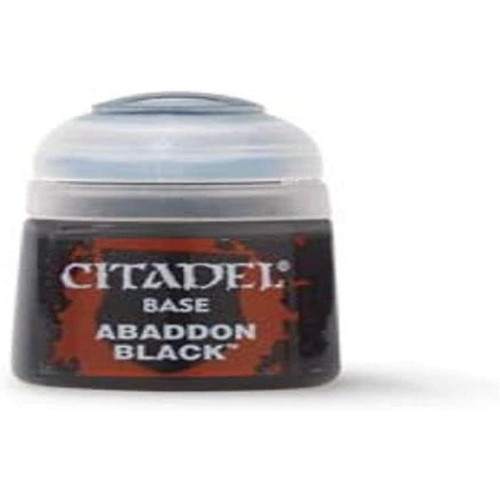 Games Workshop - Citadel Colour Base: Abaddon Black (12ml) Paint