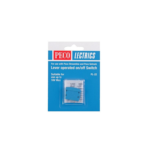 Peco PL-22 On/Off Switch Pale blue
