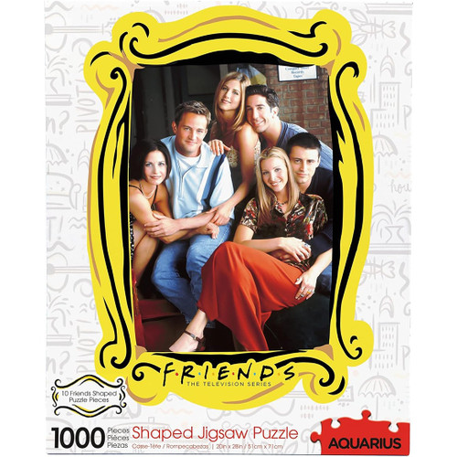 Friends Group Shaped 1000 Piece Jigsaw Puzzle