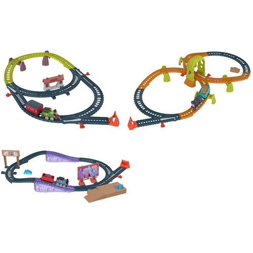 Fisher Price - Thomas And Friends All Engines Go! Push Along Track Set ...