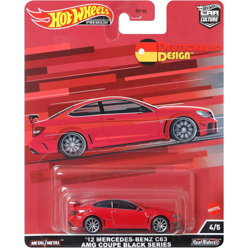 Hot Wheels '12 Mercedes Benz C63 AMG Coupe Black Series 1:64 Diecast Car