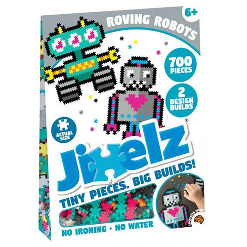 Jixelz 700 Piece Set Roving Robots