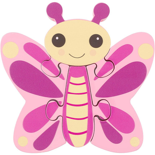 Orange Tree Butterfly Wooden Puzzle