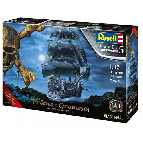 Revell 5699 Black Pearl 1:72 Scale, 50 cm Level 5 Plastic Model Kit