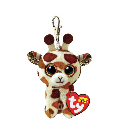 TY Boo Key Clip Stilts the Giraffe 7cm