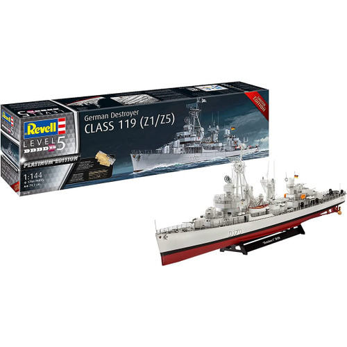 Revell German Class 119 Destroyer (Z1/Z5) Model Kit