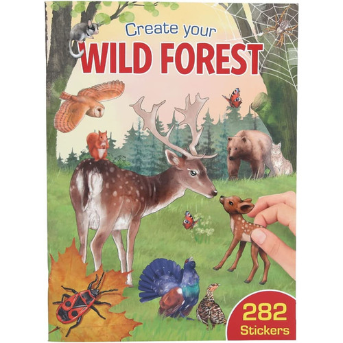 Create Your Wild Forest Sticker Book