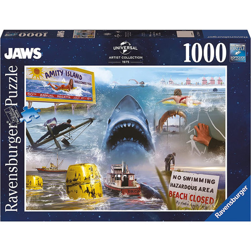 Ravensburger Universal - Jaws 1000 Piece Jigsaw Puzzle