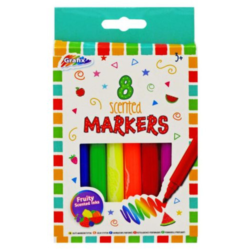 Grafix 8 Fruit Scented Markers
