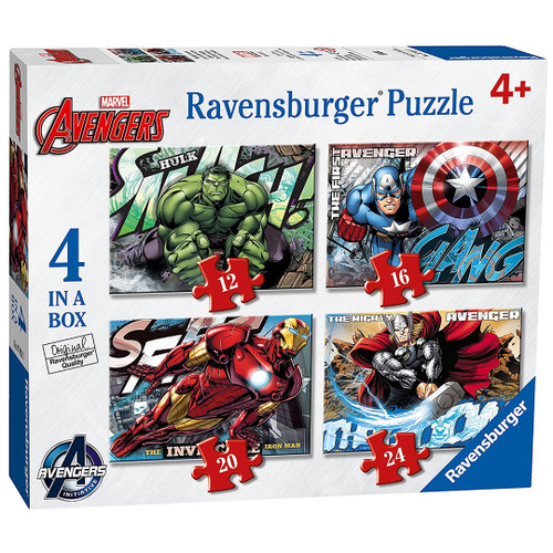 Ravensburger Marvel Avengers Assemble 4 in a Box Jigsaw Puzzles