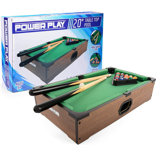 Power Play Table Top Pool Game, 20 Inch