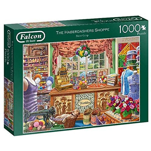 Falcon De Luxe 1000 Piece Jigsaw Puzzle - The Haberdasher's Shoppe