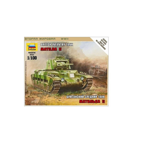 Zvezda Model Z6171 Armoured Assault Rifle British Tank Matilda Mk1