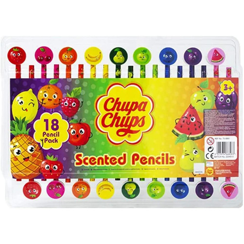 Chupa Chups Fruit Scented Pencils Pack of 18