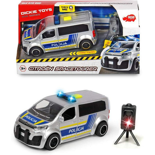 Dickie Toys Citroen Spacetourer Police Speed Camera Van Scale Light and ...