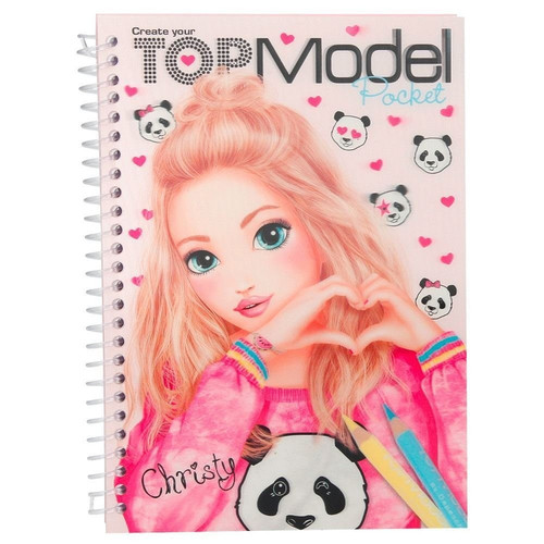 Topmodel Pocket Colouring Book 3D