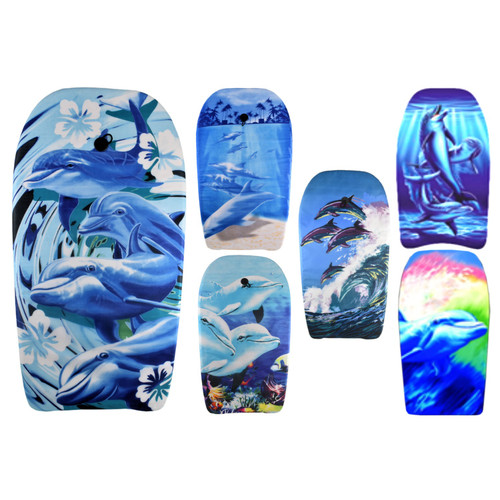 Nalu 33" Eps Dolphin Bodyboards - Pack of 6 Assorted Dolphin Designs