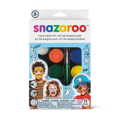 Snazaroo 1180103 Adventure Face Paint Palette Kit