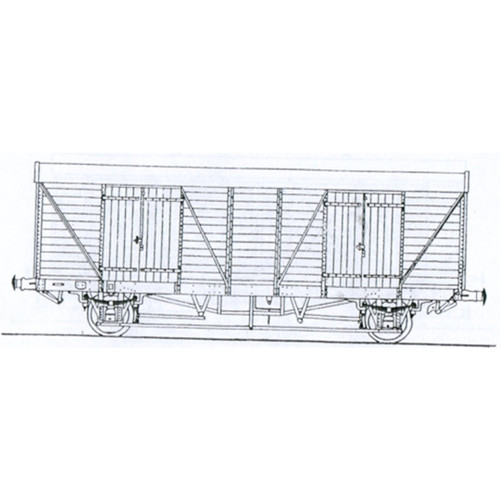 Gwr Mink G Long Wheelbase Goods Van Kit - Oo Gauge