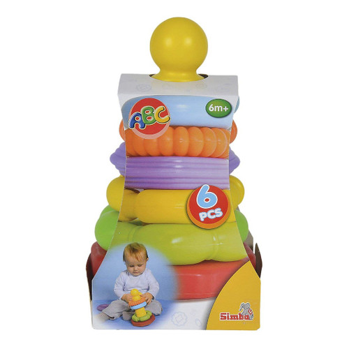 SIMBA 104018158 ABC Stacking Ring Pyramid
